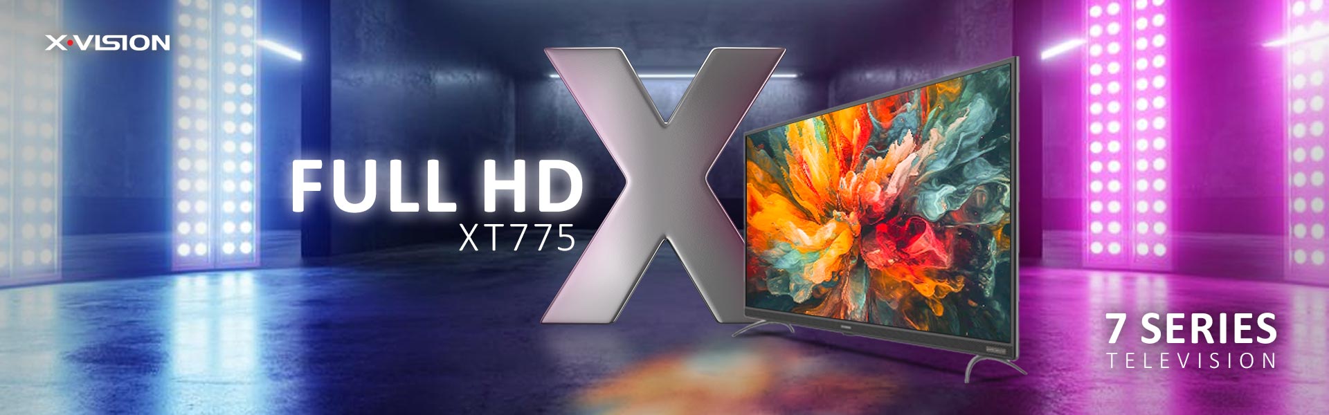 تلویزیون FHD هوشمند ایکس‌ویژن سری 7 مدل XT755 - ایکس ویژن