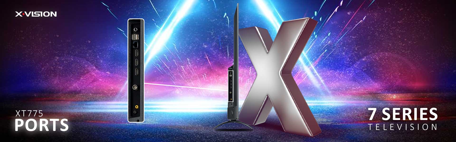 تلویزیون FHD هوشمند ایکس‌ویژن سری 7 مدل XT755 - ایکس ویژن